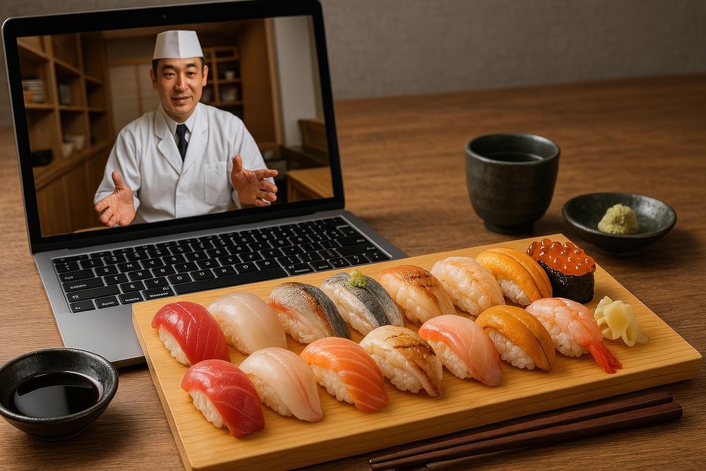 Virtual sushi-making class experience. | Free Photo - rawpixel