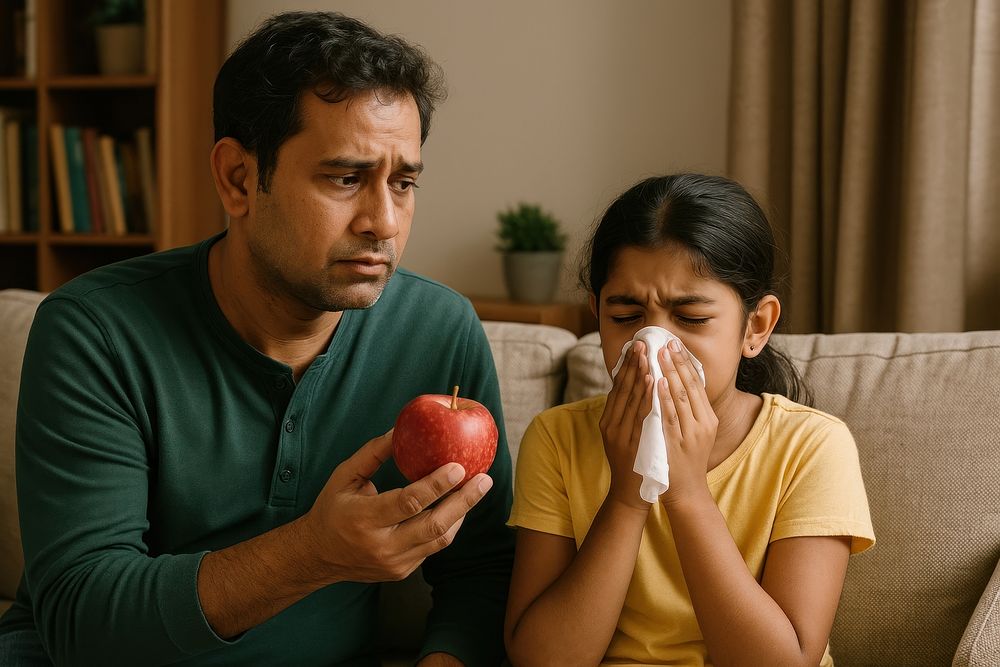 Concerned father comforts daughter. | Free Photo - rawpixel