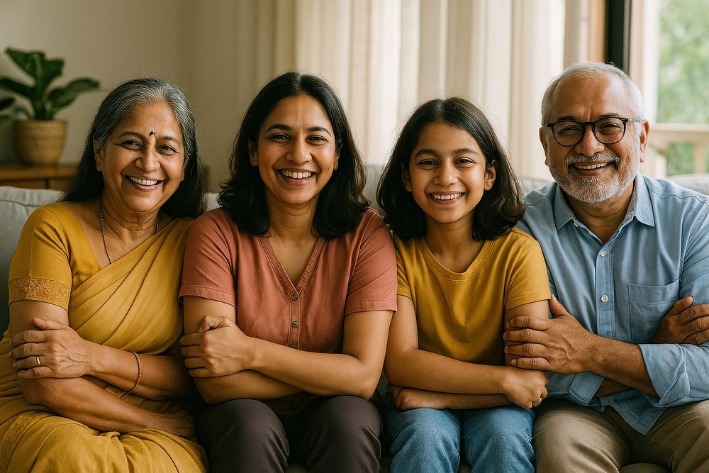 Happy multigenerational family portrait | Free Photo - rawpixel