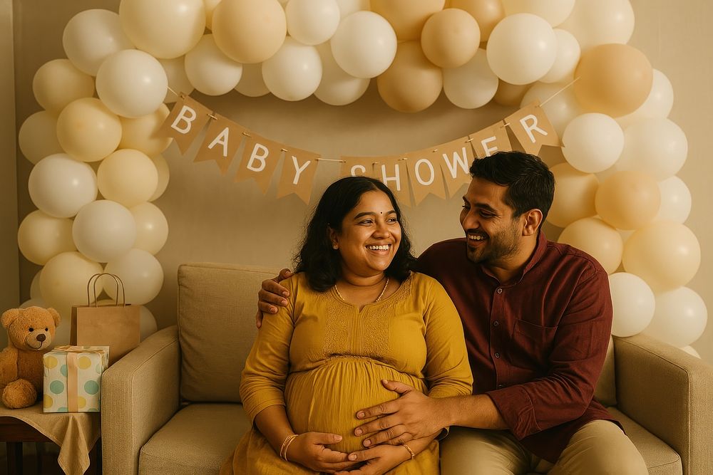 Joyful expecting parents celebration | Free Photo - rawpixel