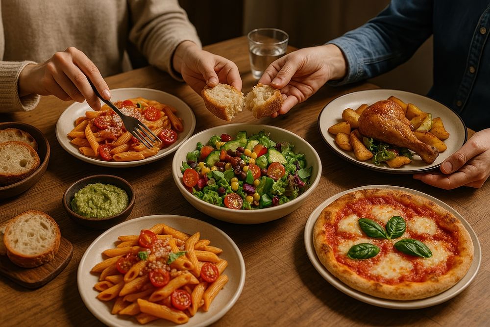 Delicious homemade Italian feast | Free Photo - rawpixel