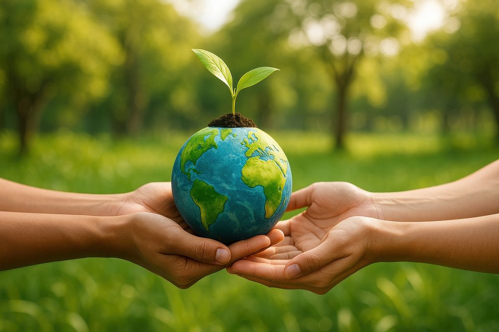Hands nurturing Earth growth | Free Photo - rawpixel