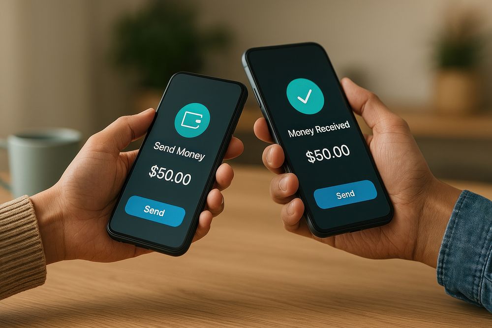 Mobile payment transaction demonstration | Free Photo - rawpixel