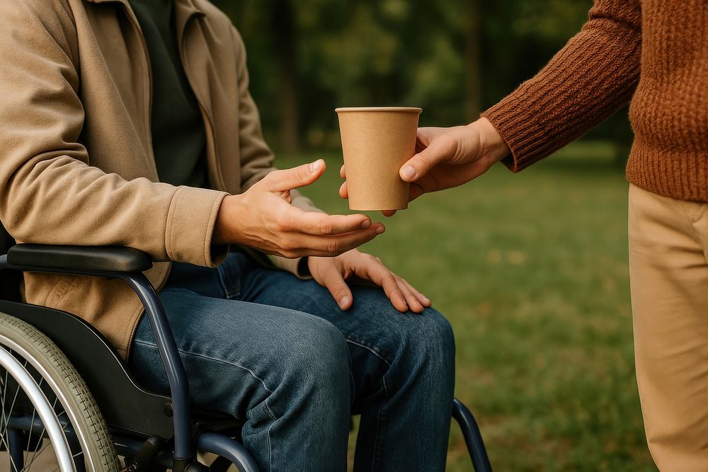 Compassionate gesture sharing warmth. | Free Photo - rawpixel