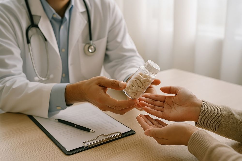 Doctor prescribing medication safely. | Free Photo - rawpixel