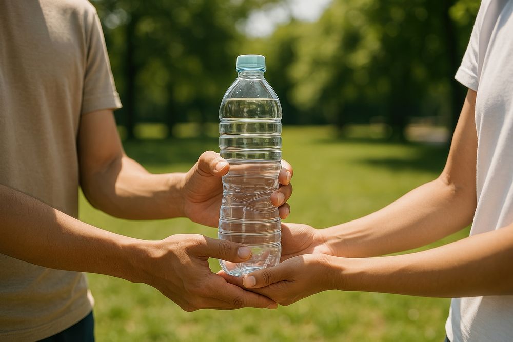 Sharing water in nature. | Free Photo - rawpixel
