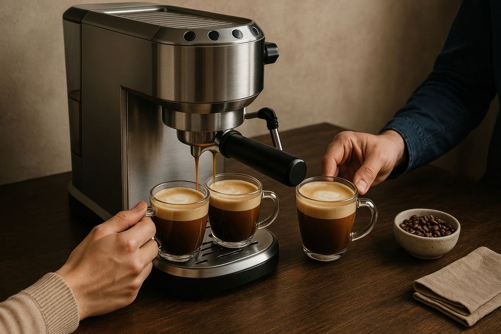 Home espresso coffee machine. | Free Photo - rawpixel