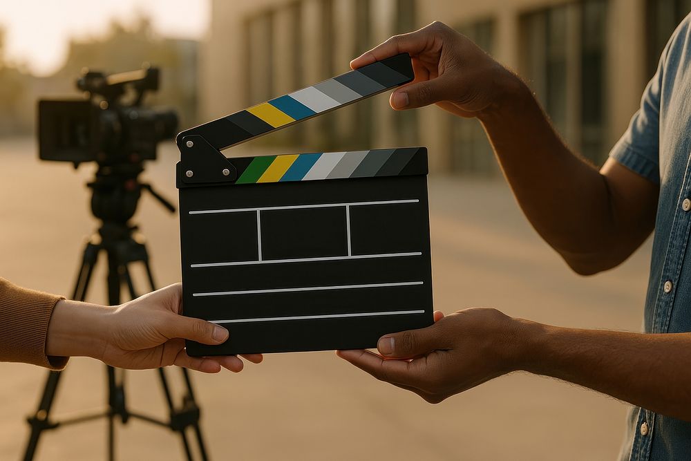 Film production clapperboard scene. | Free Photo - rawpixel