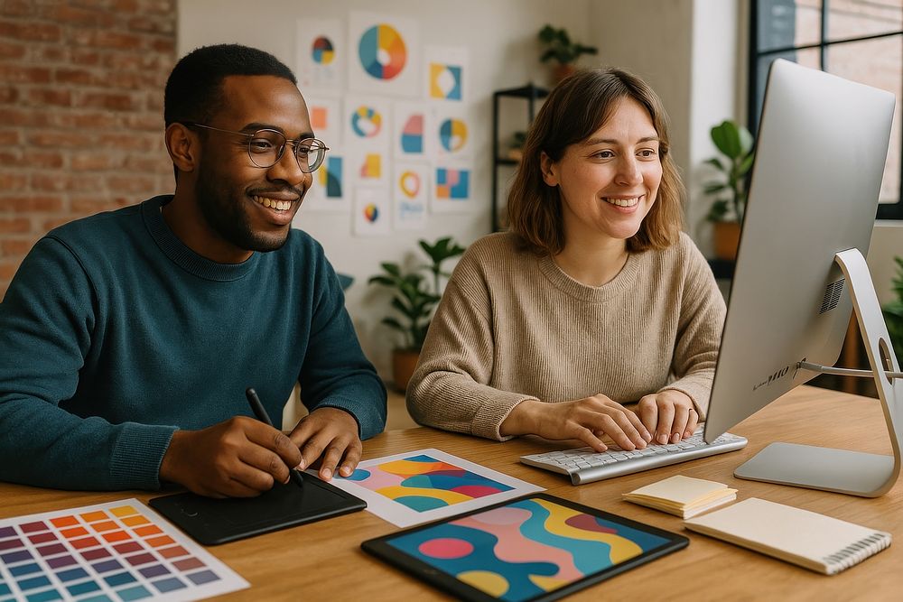 Creative team collaboration workspace. | Free Photo - rawpixel