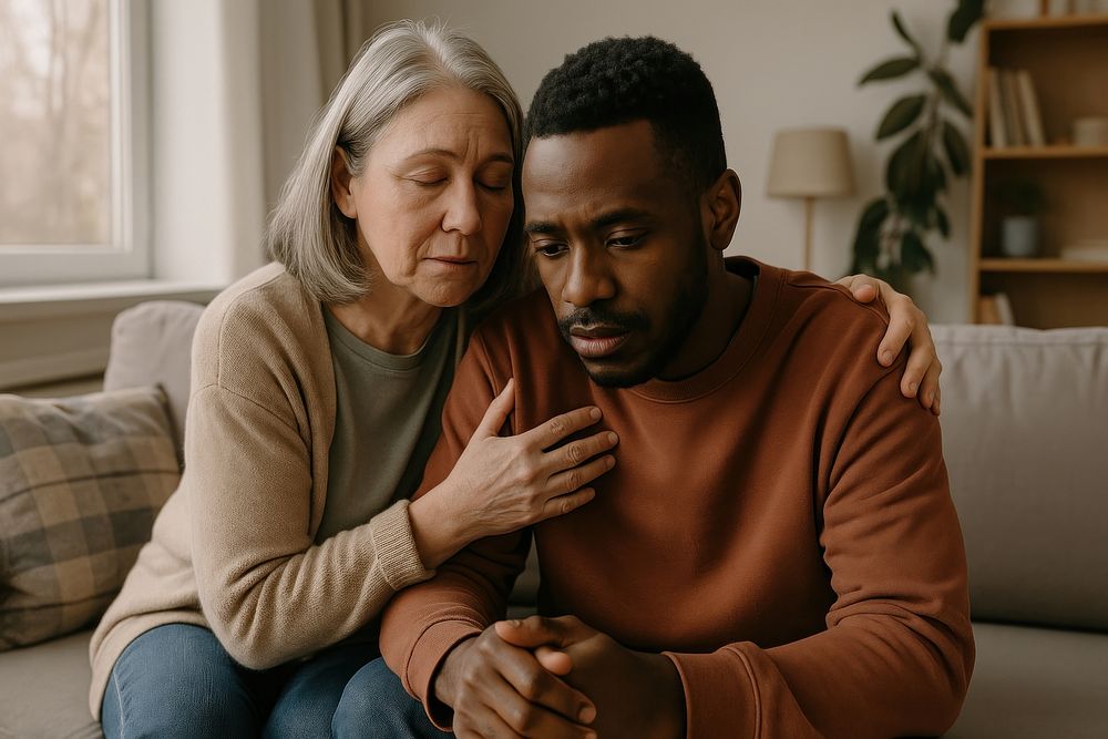 Comforting embrace during difficult times | Free Photo - rawpixel