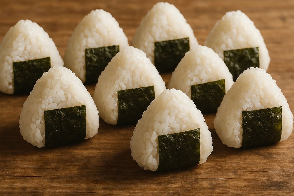 Delicious Japanese rice triangles | Free Photo - rawpixel