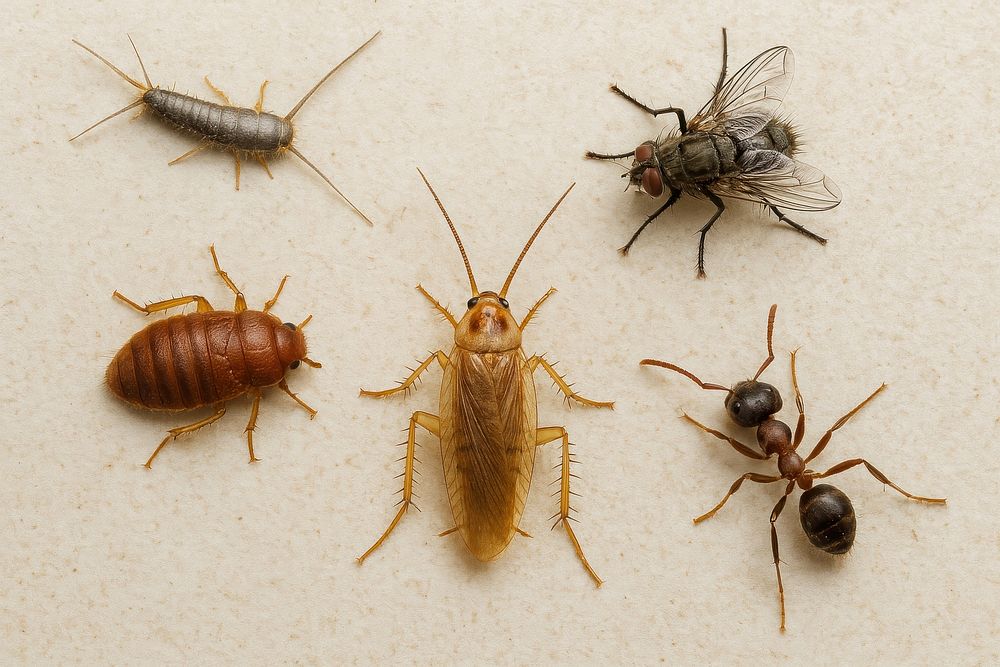 Common household pests insects | Free Photo - rawpixel