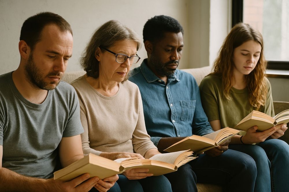 Diverse group reading books | Free Photo - rawpixel