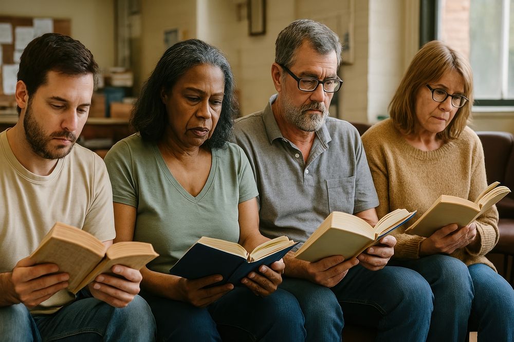 Diverse group reading books | Free Photo - rawpixel