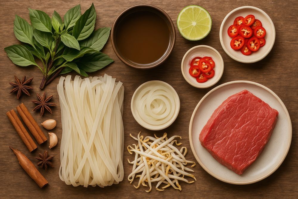 Authentic Vietnamese pho ingredients | Free Photo - rawpixel