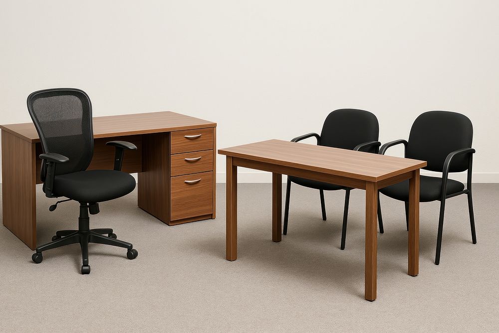 Modern office furniture setup. | Free Photo - rawpixel