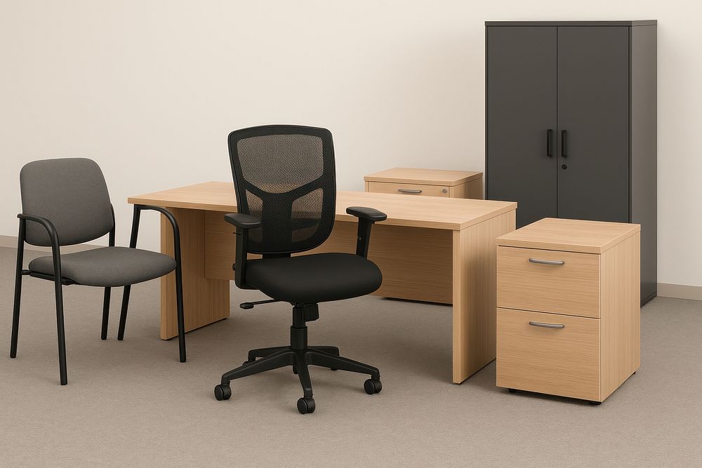 Modern office furniture setup | Free Photo - rawpixel