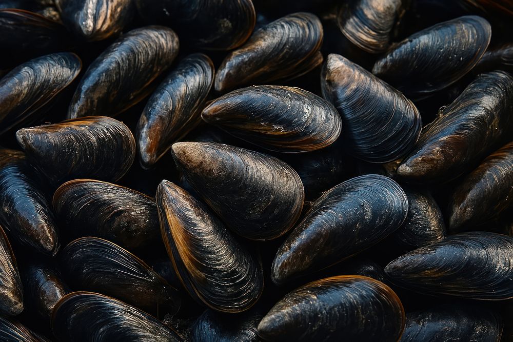 Fresh mussels seafood texture | Free Photo - rawpixel