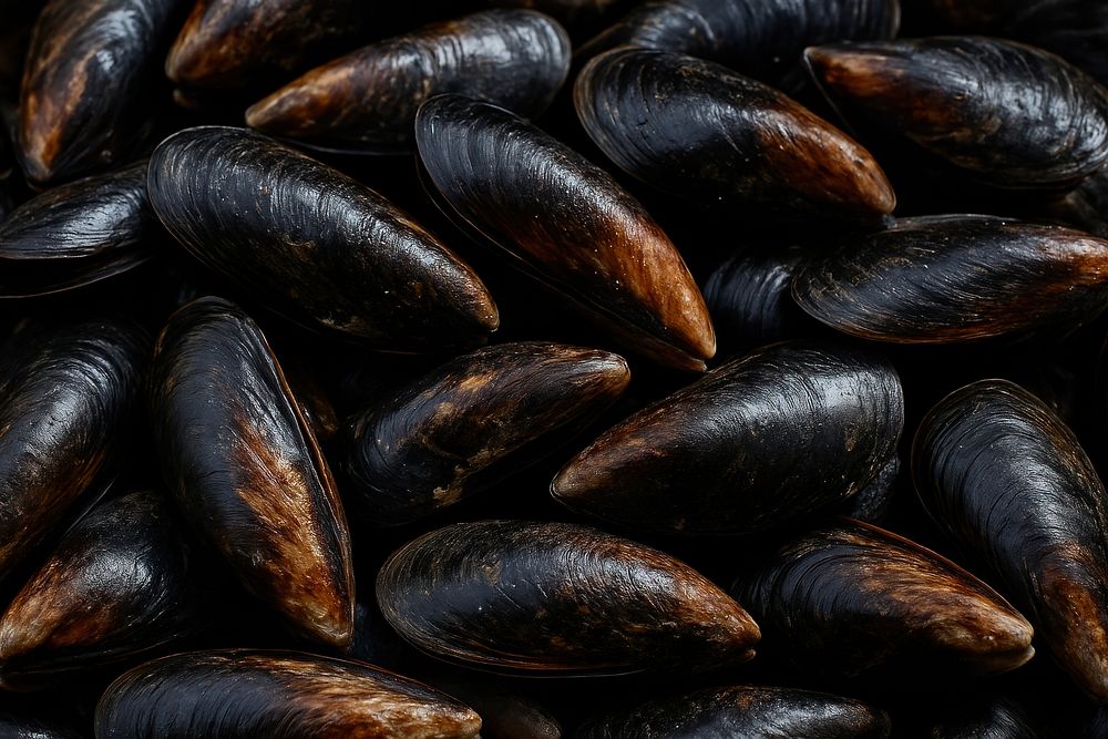 Fresh mussels seafood delicacy | Free Photo - rawpixel