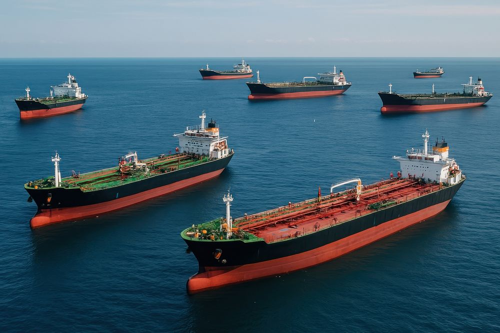 Large cargo ships at sea | Free Photo - rawpixel