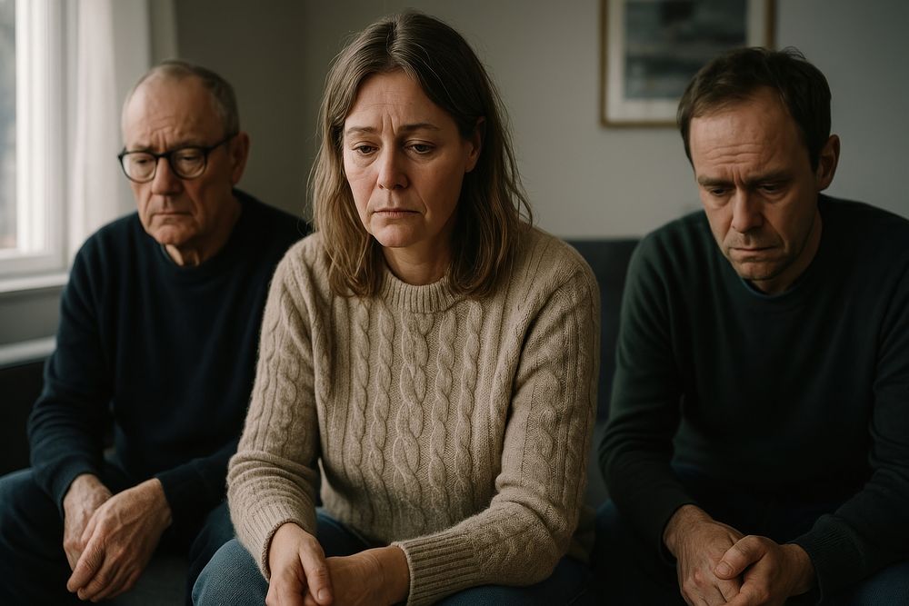 Contemplative family emotional gathering | Free Photo - rawpixel