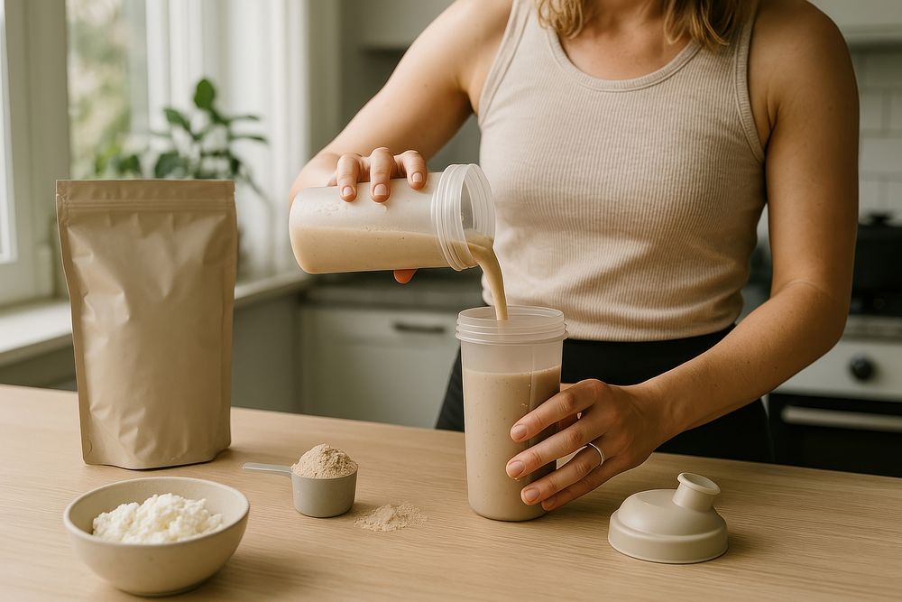 Protein shake preparation process | Free Photo - rawpixel