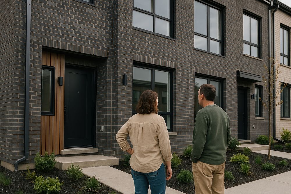 Modern urban townhouse exterior | Free Photo - rawpixel