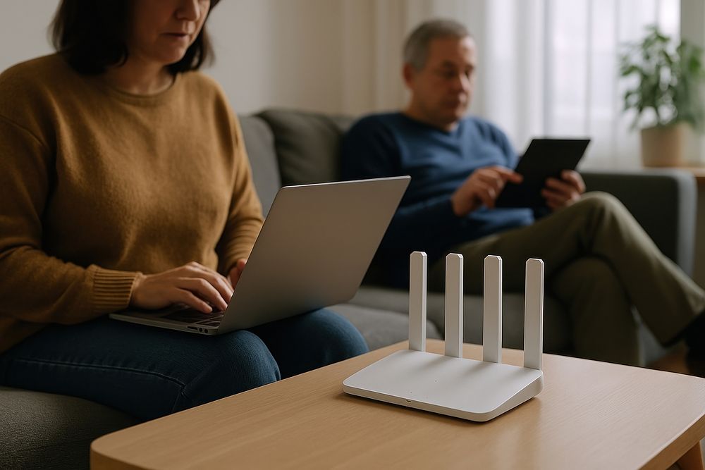Home internet connectivity scene. | Free Photo - rawpixel