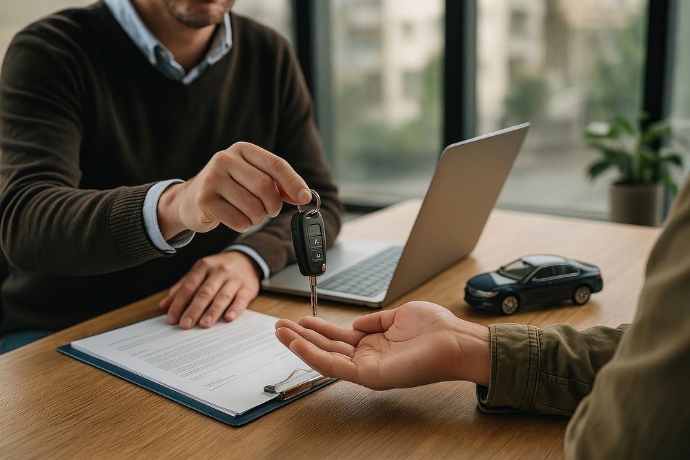 Car keys exchange business deal | Free Photo - rawpixel