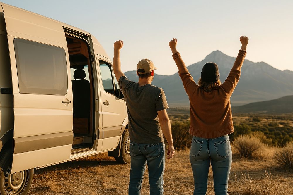 Adventure van life freedom exploration | Free Photo - rawpixel