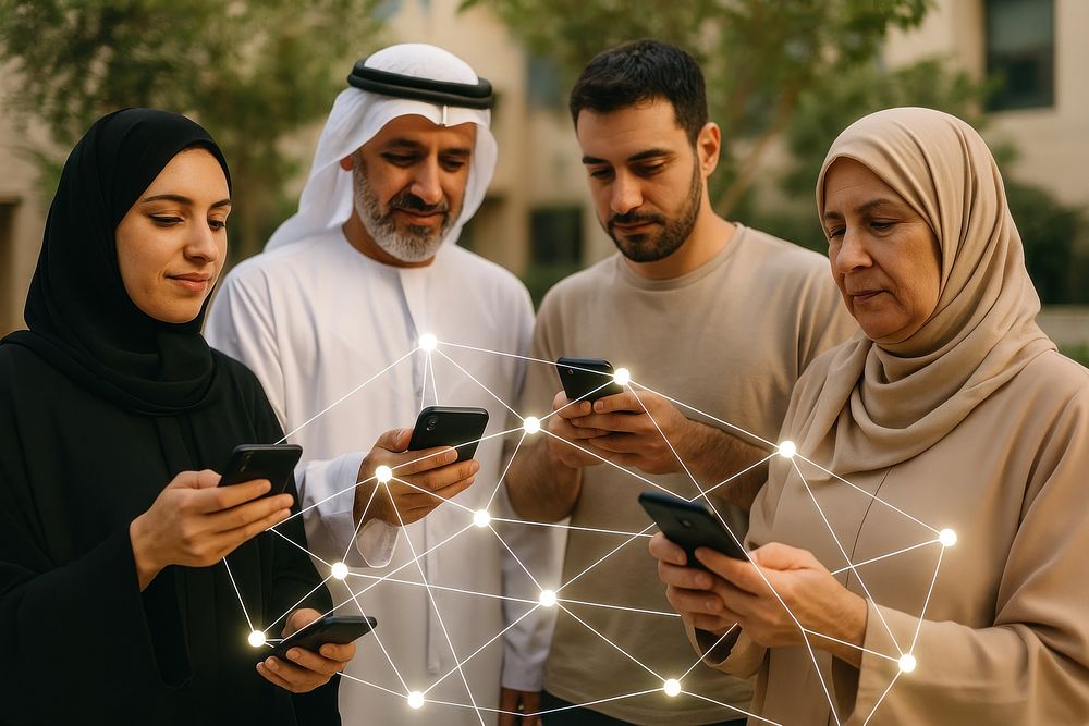 Connected family using smartphones | Free Photo - rawpixel