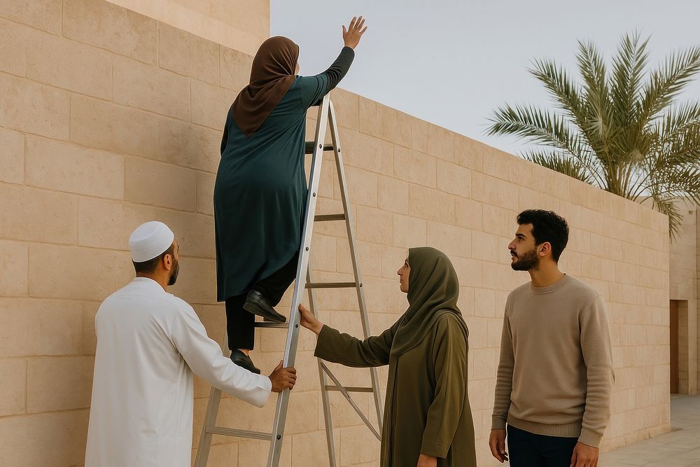 Community support teamwork ladder | Free Photo - rawpixel