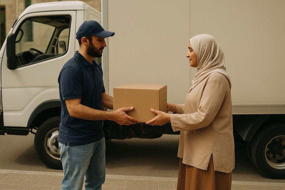 Package exchange delivery service | Free Photo - rawpixel