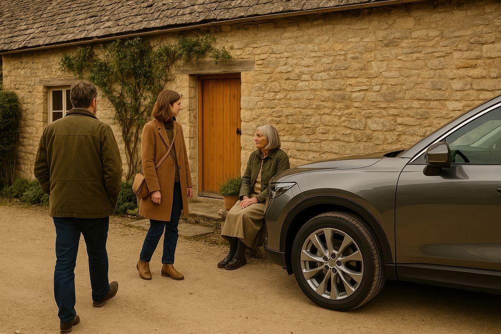 Countryside family reunion scene | Free Photo - rawpixel