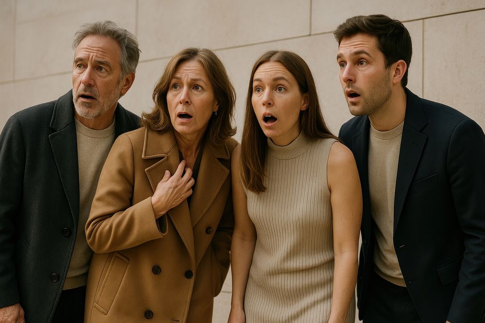 Surprised group expressing amazement. | Free Photo - rawpixel