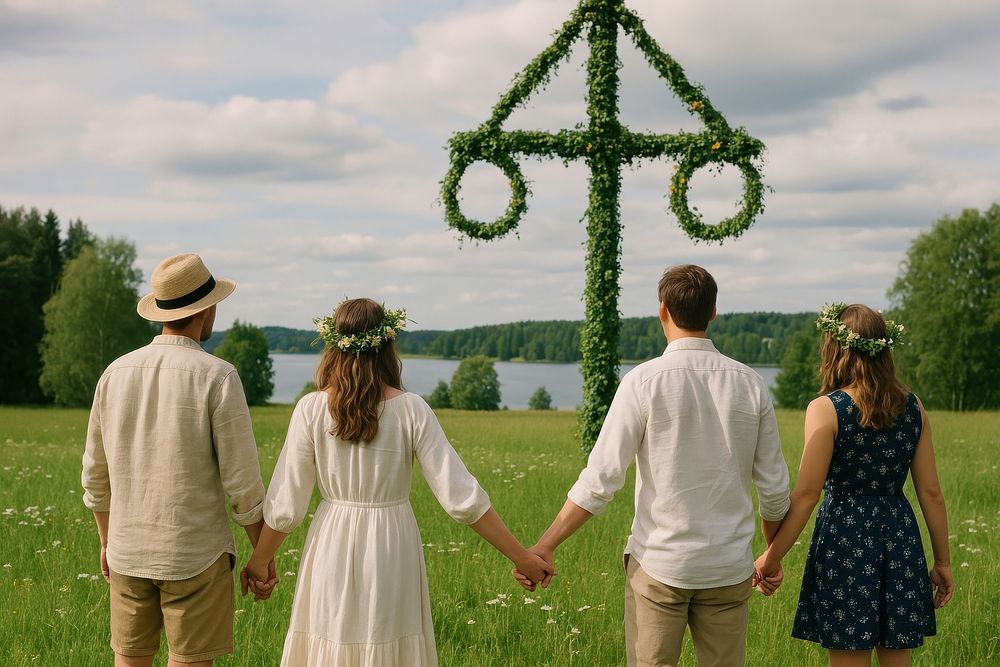 Midsummer celebration in nature | Free Photo - rawpixel