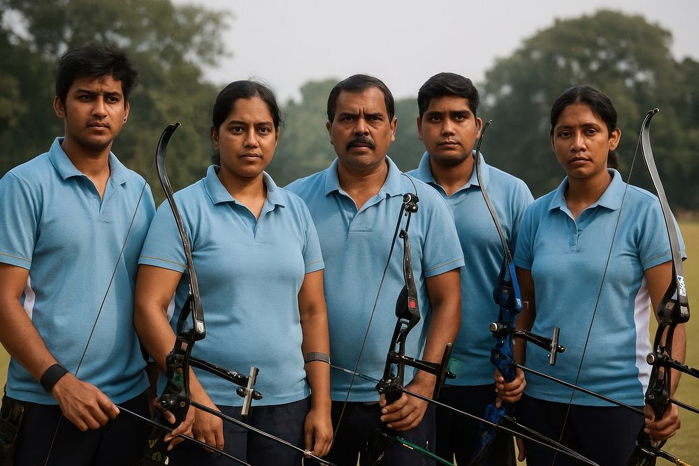 Team archery competition preparation | Free Photo - rawpixel