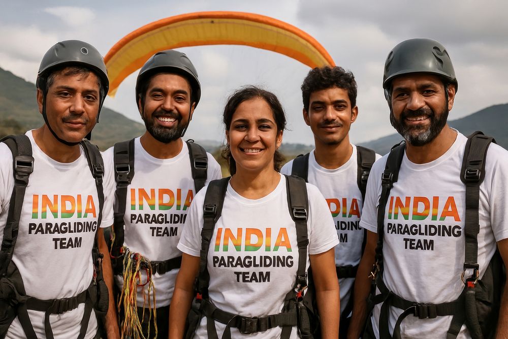 Paragliding team adventure smiles | Free Photo - rawpixel