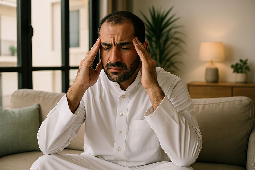 Man experiencing stress relief | Free Photo - rawpixel