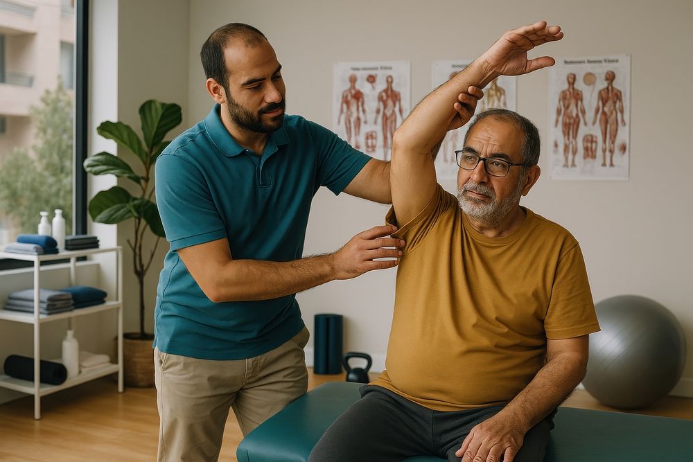 Physical therapy session with therapist | Free Photo - rawpixel