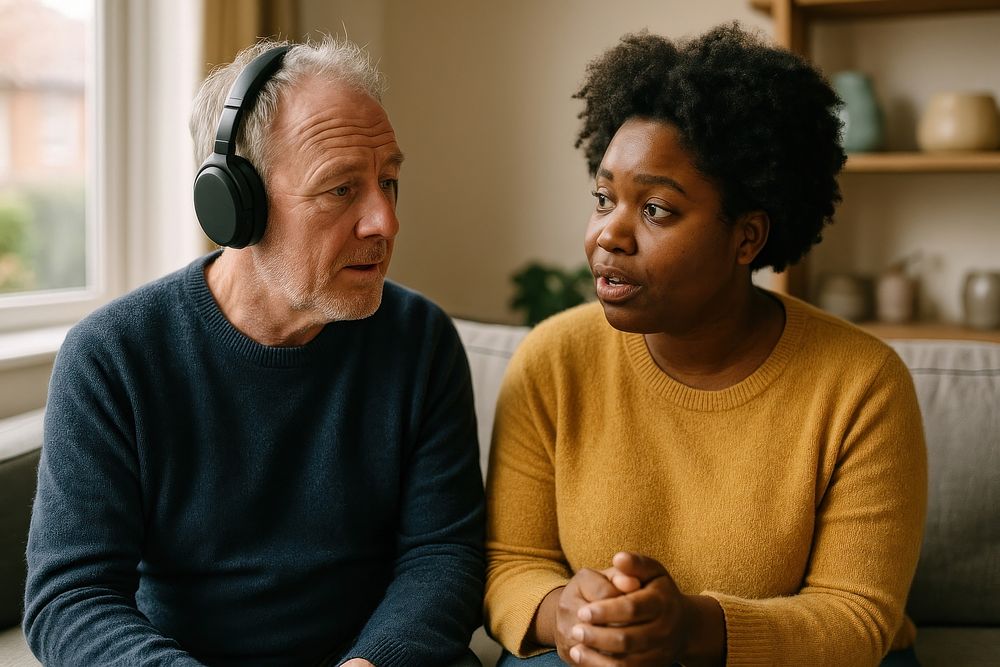 Diverse conversation with headphones. | Free Photo - rawpixel