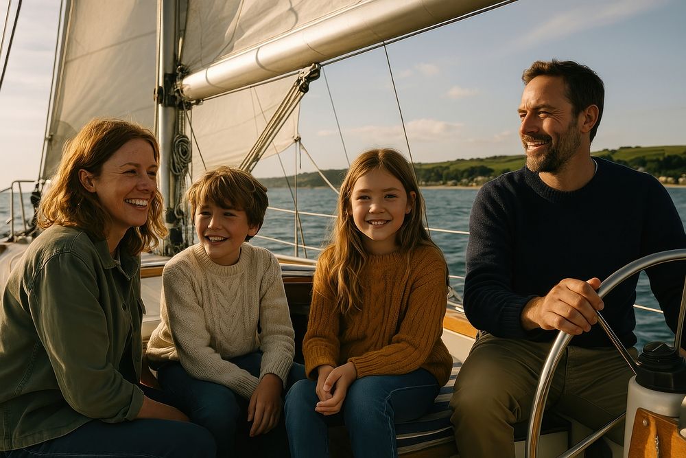 Family sailing adventure smiles | Free Photo - rawpixel