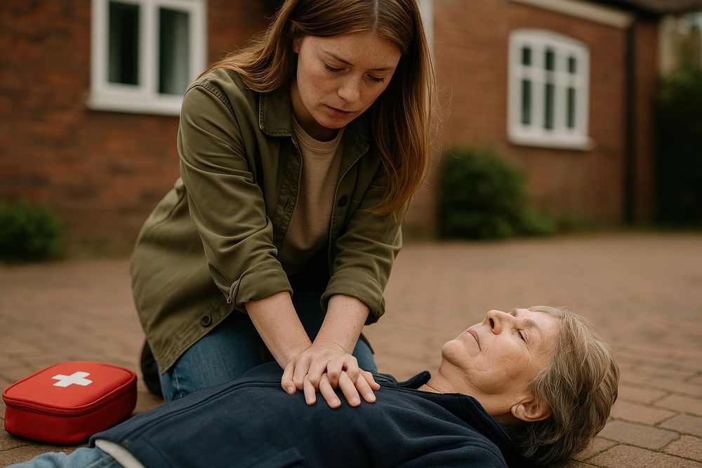 Emergency CPR training session outdoors | Free Photo - rawpixel