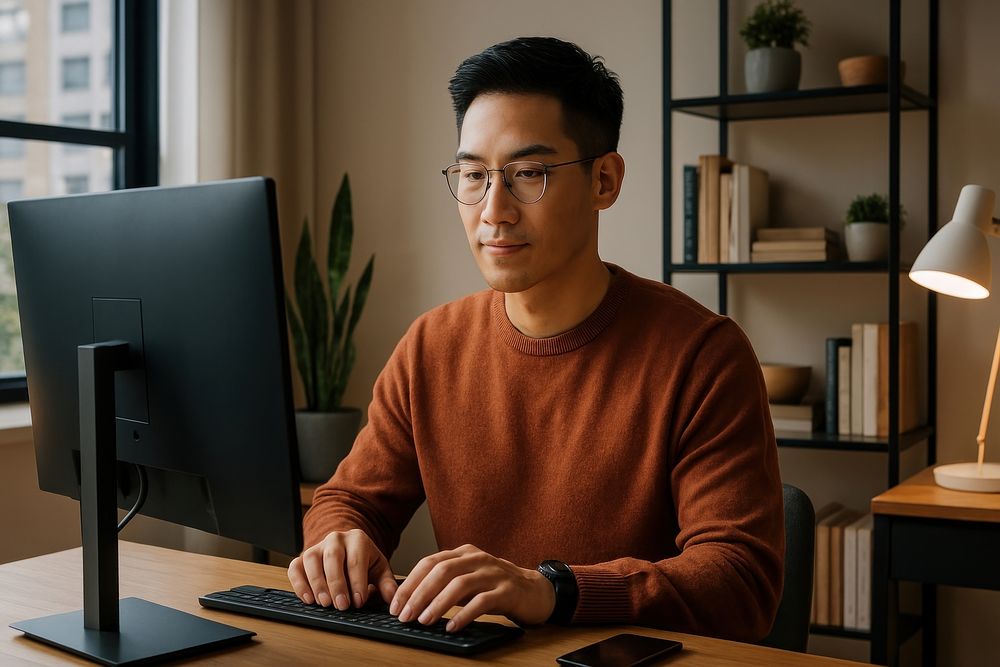 Focused professional working remotely | Free Photo - rawpixel