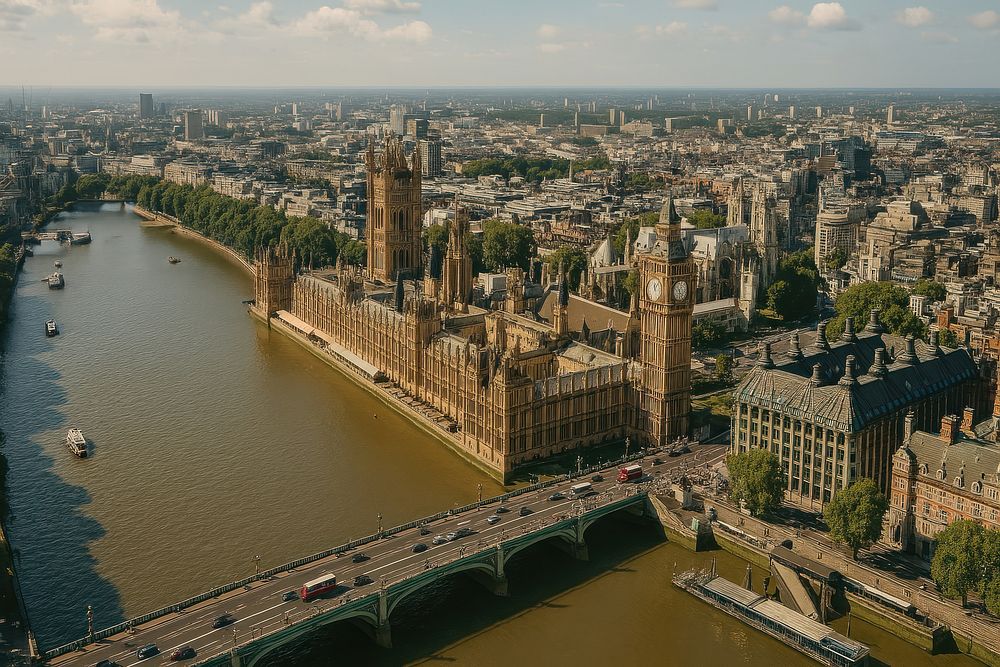 Iconic London riverside architecture. | Free Photo - rawpixel