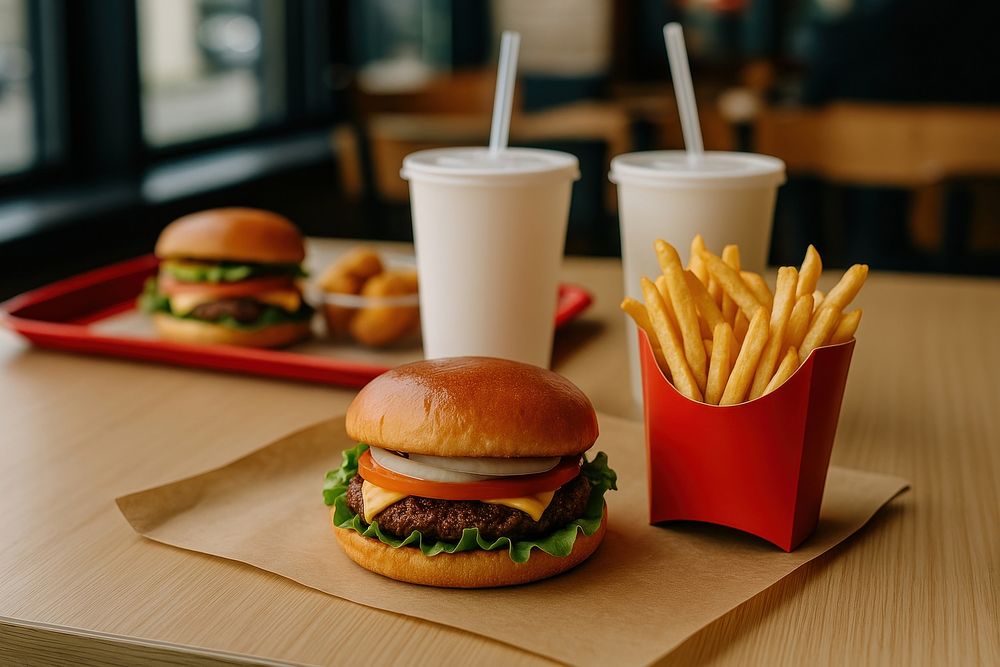 Delicious fast food meal. | Free Photo - rawpixel
