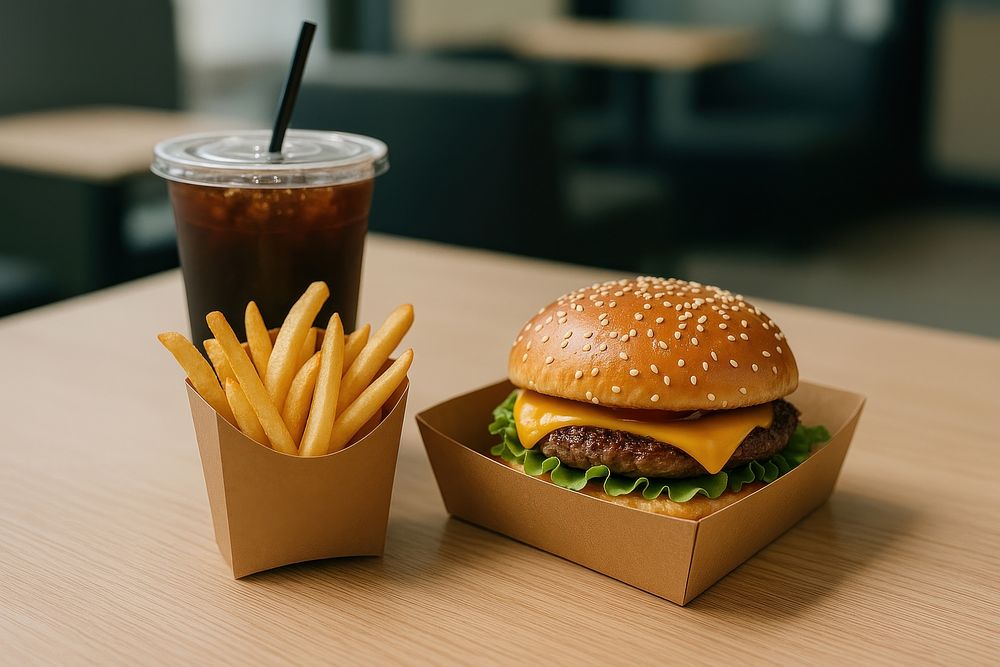 Delicious fast food meal. | Free Photo - rawpixel