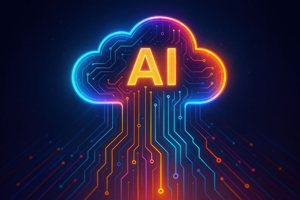 AI cloud technology illustration | Free Photo Illustration - rawpixel