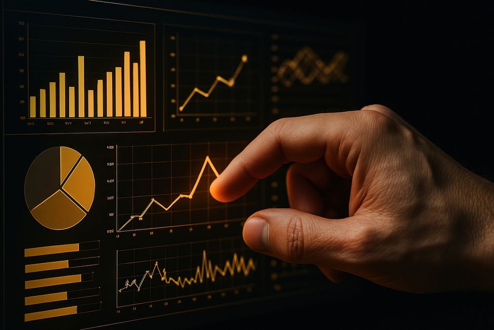 Interactive data analysis visualization technology. | Free Photo - rawpixel