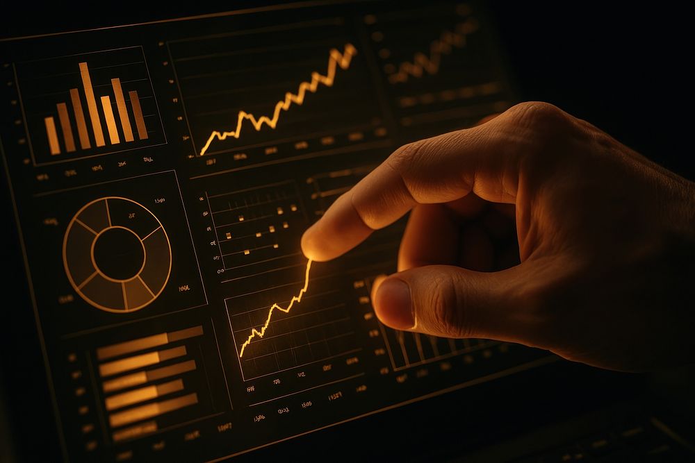 Interactive data analysis visualization technology. | Free Photo - rawpixel